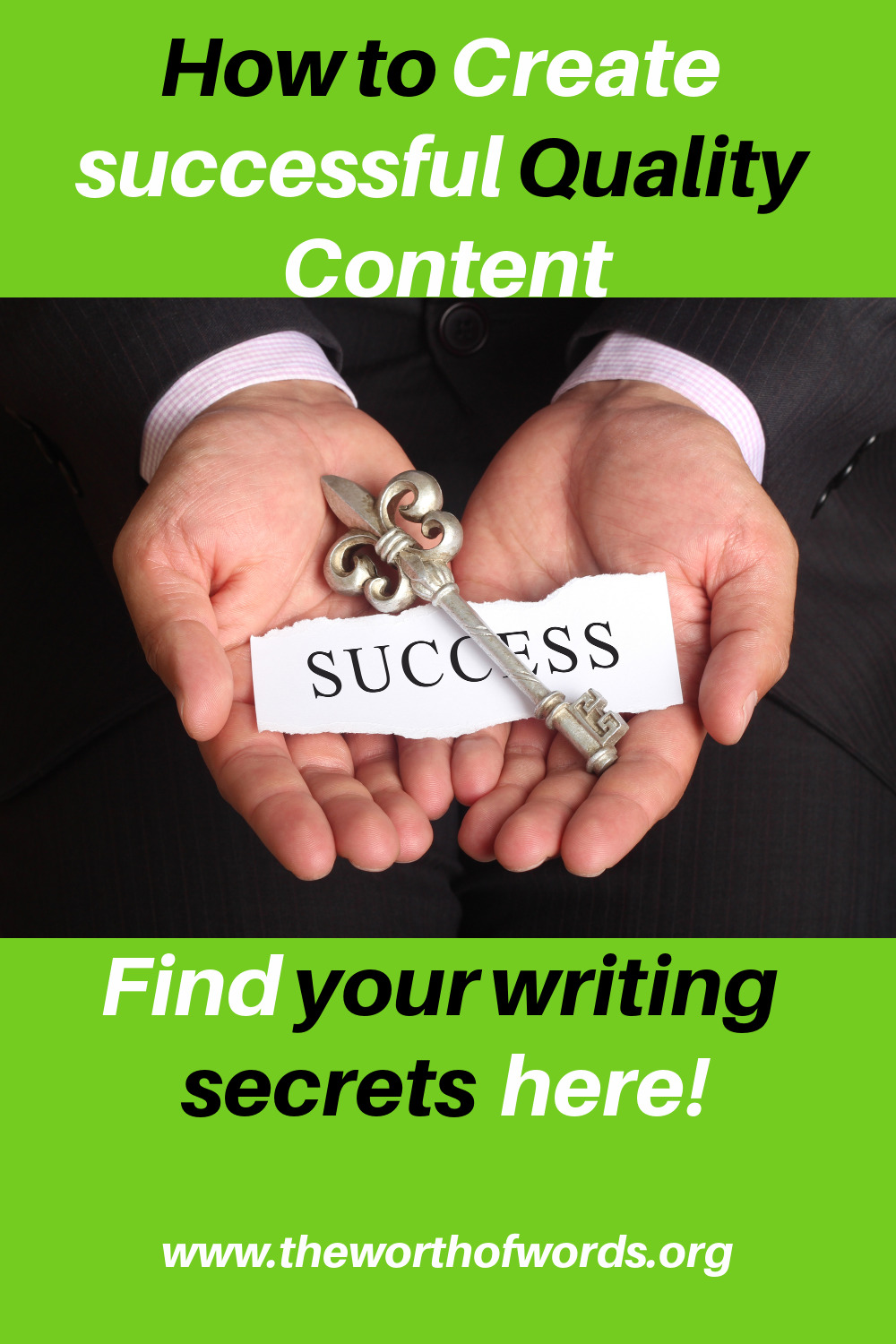The Must-Have Secret of QUALITY CONTENT POSTS - The Worth of Words - A ...